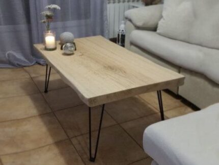 Tablones de roble sin cantear para mesas y cabeceros de madera
